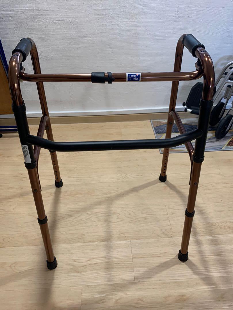 Lifeline aluminium foldable walking frame, Health & Nutrition ...