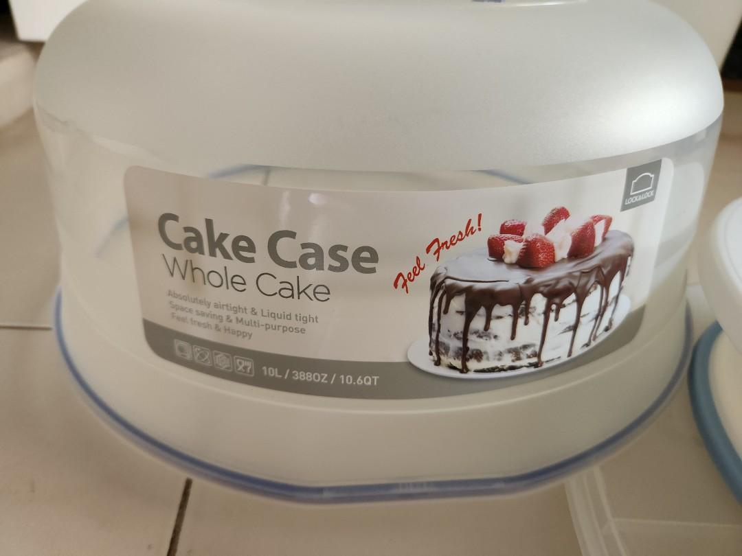 Lock & lock whole cake case 10L, Furniture & Home Living, Kitchenware ...