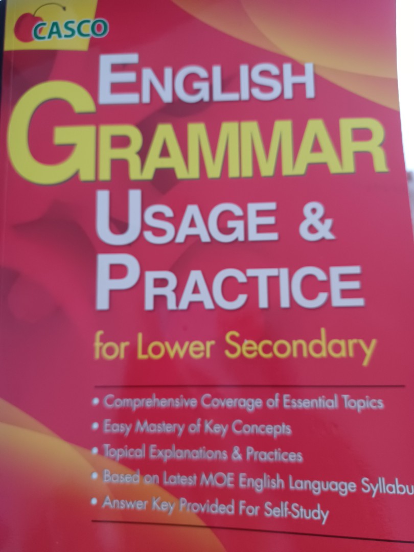 Lower secondary English grammar usage and practice secondary 1 and ...