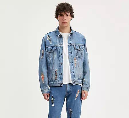 (LTD) Levi’s Stranger Things Denim Jacket, Men's Fashion, Coats ...