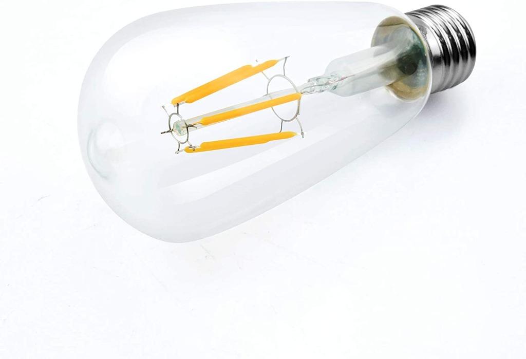 Luxvista E27 Low Voltage AC/DC 12-36V 6W LED Filament Bulb Warm White ...