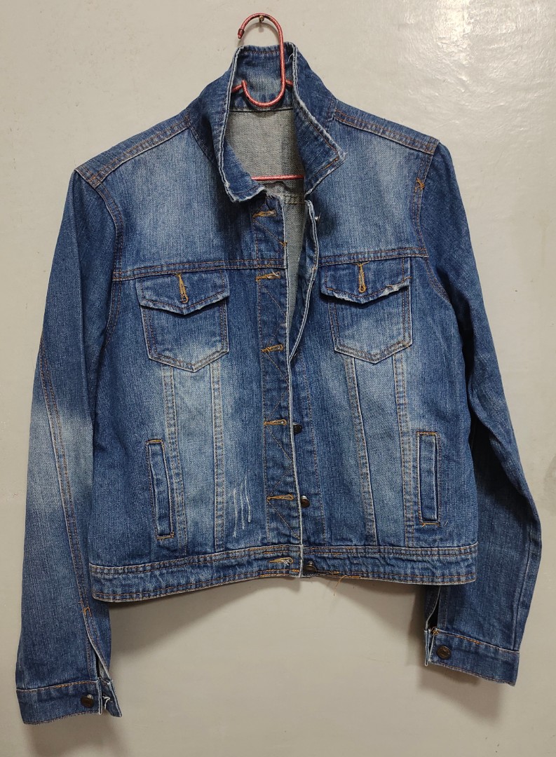 Maong jacket, Women's Fashion, Coats, Jackets and Outerwear on Carousell