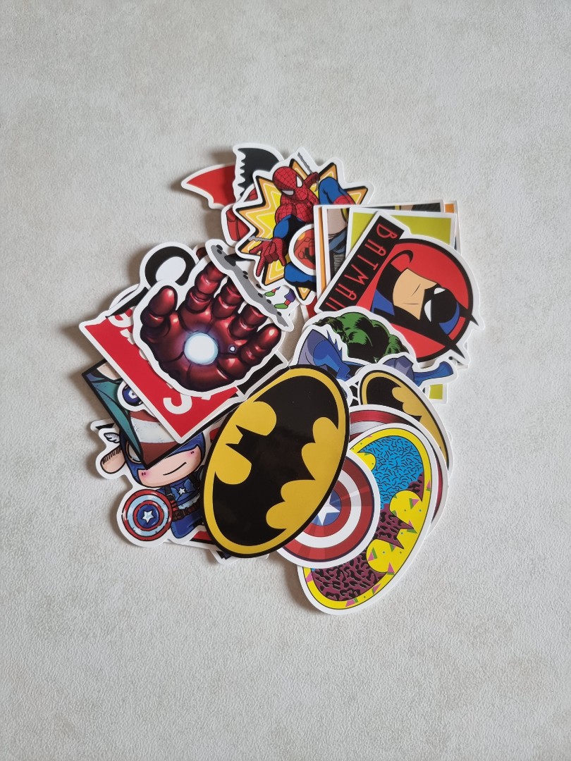 Marvel Stickers Laptop, Hobbies & Toys, Stationery & Craft, Other ...