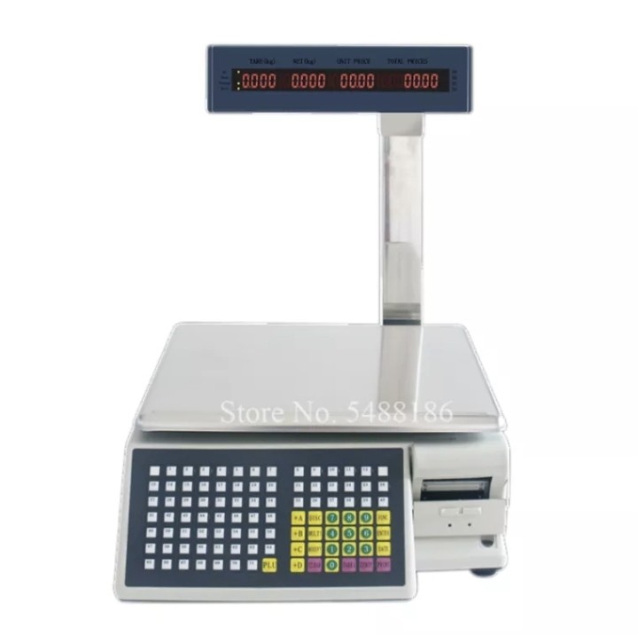 Meat, Fruits & Veggies Weighing Scale with Barcode Price Printer Heavy ...