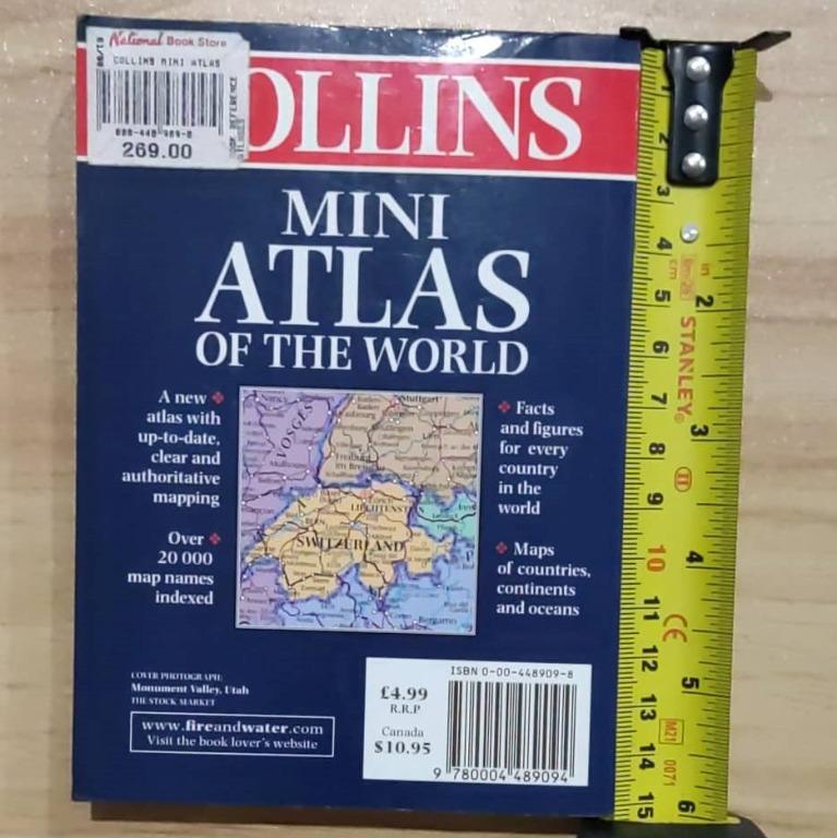 Mini Atlas of the world, Hobbies & Toys, Books & Magazines, Travel ...