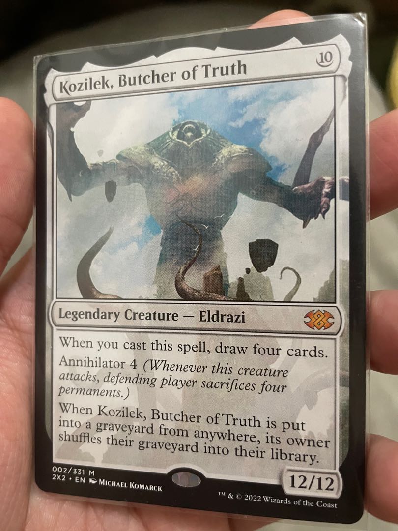 MTG Double Masters 2022 2X2: Kozilek, Butcher of Truth, Hobbies & Toys, Toys & Games on Carousell