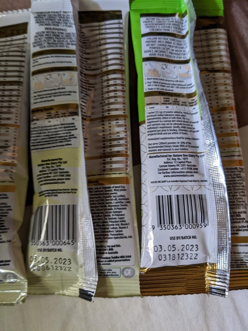 Nature One formula sachet. (200ml ea), Babies & Kids, Nursing & Feeding ...