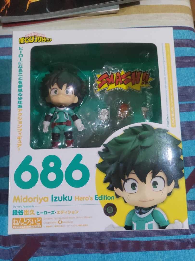 Nendoroid 686: Midoriya Izuku Hero's Edition, Hobbies & Toys, Toys ...