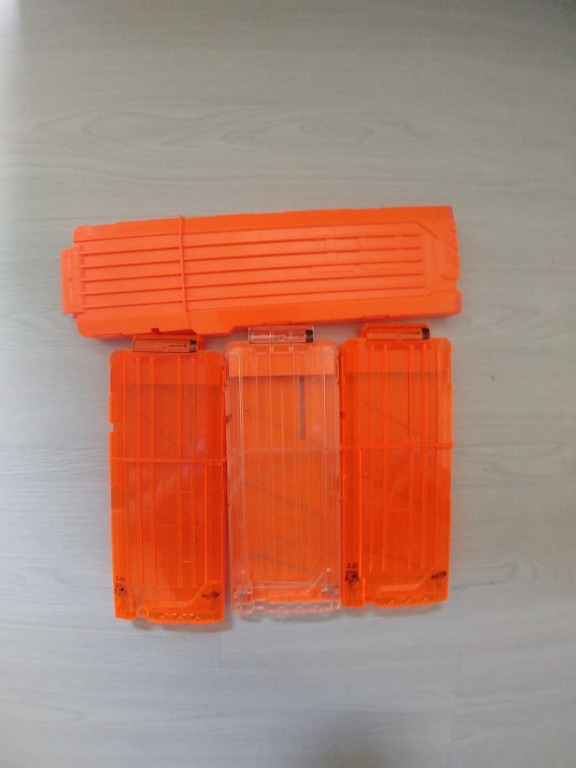 Nerf Magazine set+10 nerf darts, Hobbies & Toys, Toys & Games on Carousell