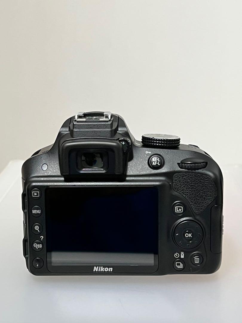 Nikon D3300 DSLR camera with NIKKOR lens, Photography, Cameras on Carousell