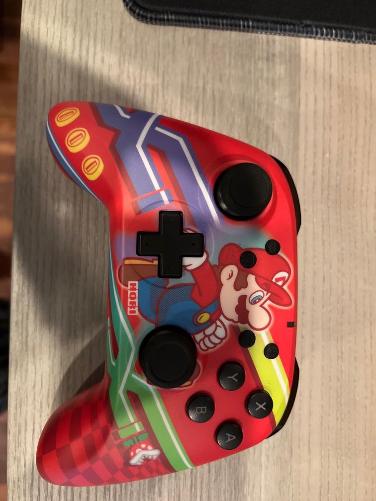 Nintendo switch pro controller (Mario Version), Video Gaming, Gaming ...