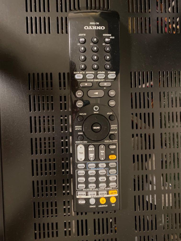 Onkyo Amplifier AV Receiver TX-NR708 with remote, 音響器材, Soundbar、揚聲器、藍牙喇叭、耳擴 - Carousell