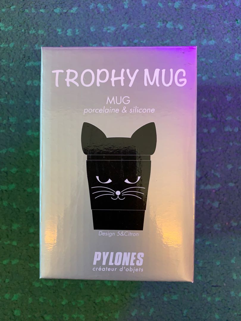 Original Pylones Trophy Mug (Black), Furniture & Home Living ...