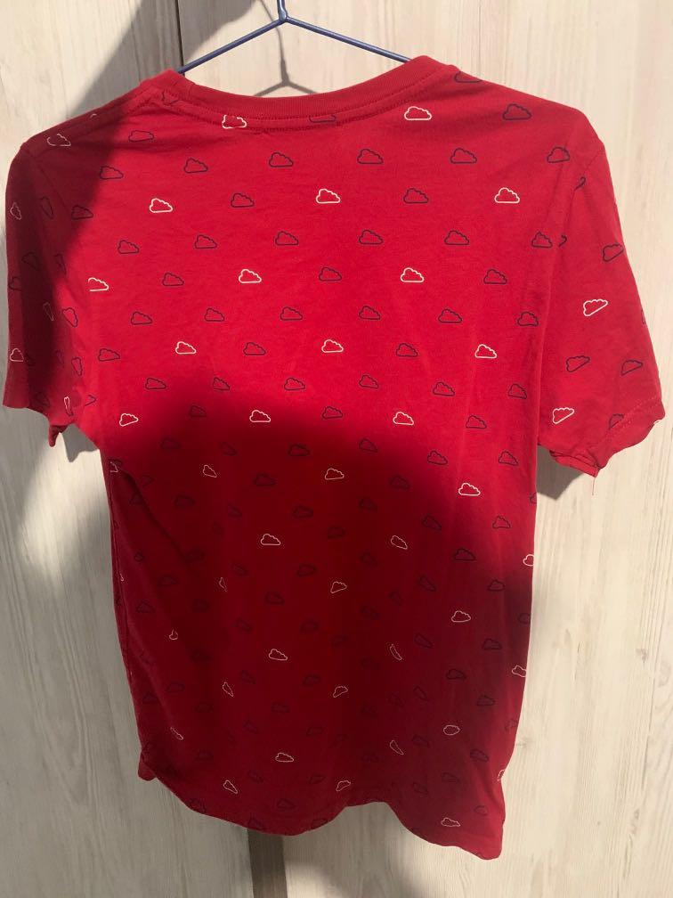 PDI Basics Red Cloud Shirt, Men's Fashion, Tops & Sets, Tshirts & Polo ...