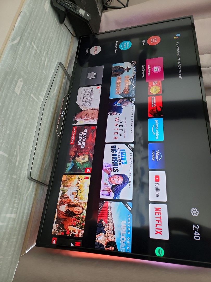 Philips 40 Inch Smart TV with Box, TV & Home Appliances, TV ...