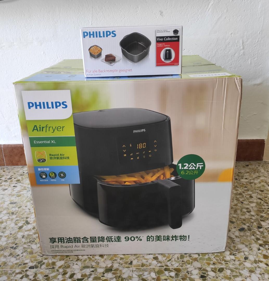 Philips HD9270 Essential Airfryer XL with Baking Tray, TV & Home ...