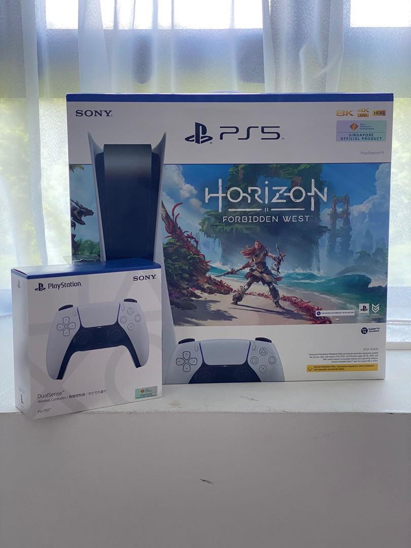BNIB PlayStation 5 PS5 Disc Horizon Bundle, Video Gaming, Video Game Consoles, PlayStation on ...