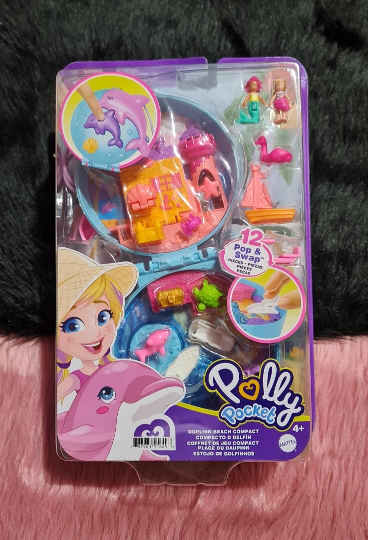 Polly Pocket Dolphin Beach Compact, Hobbies & Toys, Toys & Games on ...