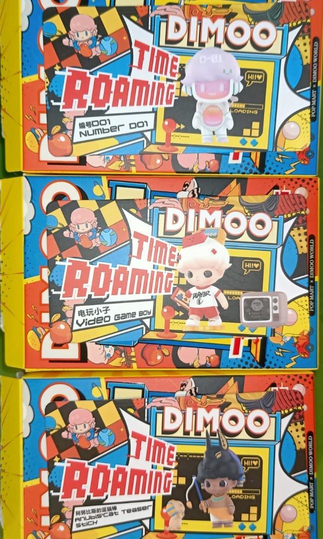 Popmart Dimoo Time Roaming Series D01/Video Game Boy/ Anubis Cat Teaser ...