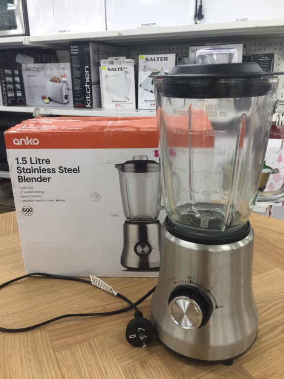 PROMO Anko 1.5L Stainless Steel Blender, TV & Home Appliances, Kitchen ...