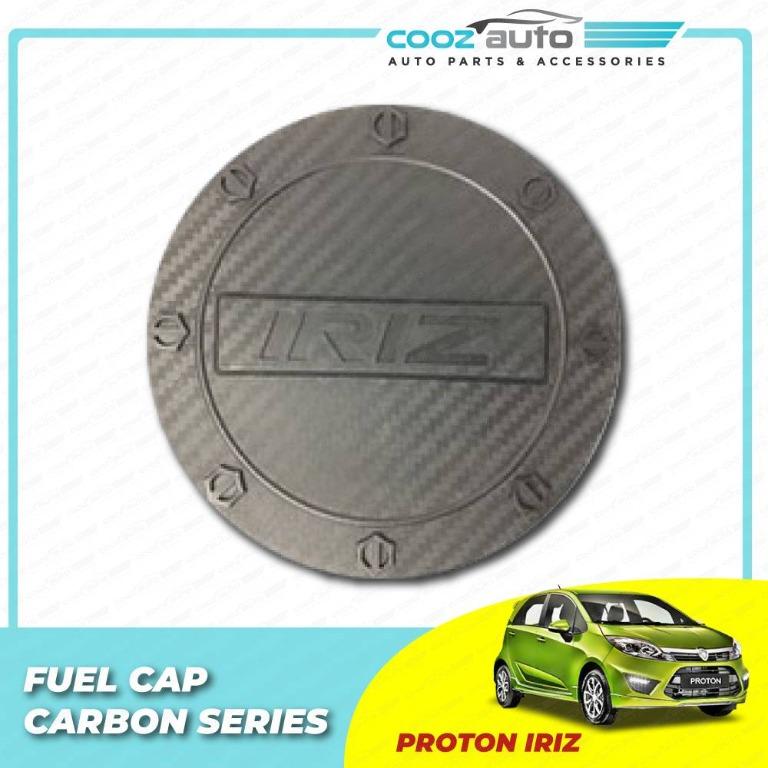 Proton Iriz Carbon Fuel Tank Cover Fuel Cap, Auto Accessories on Carousell