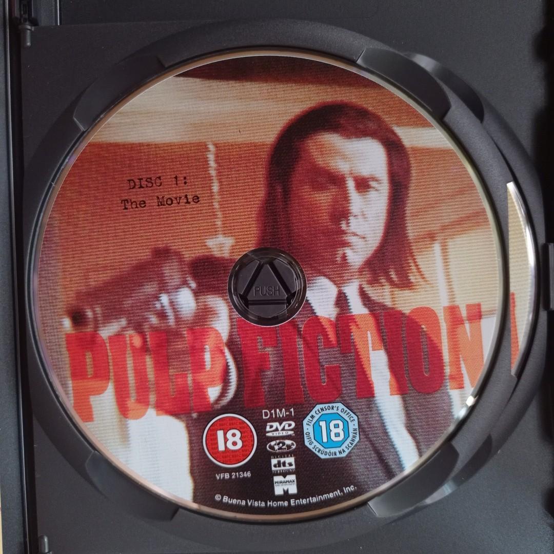pulp fiction classic original dvd 2 disc movie, Hobbies & Toys, Music ...