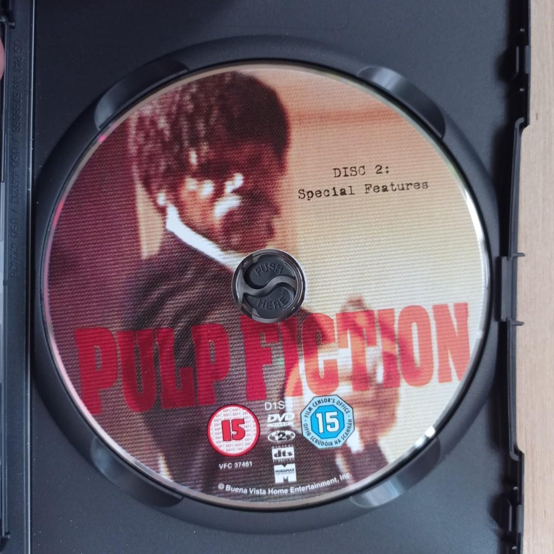 pulp fiction classic original dvd 2 disc movie, Hobbies & Toys, Music ...