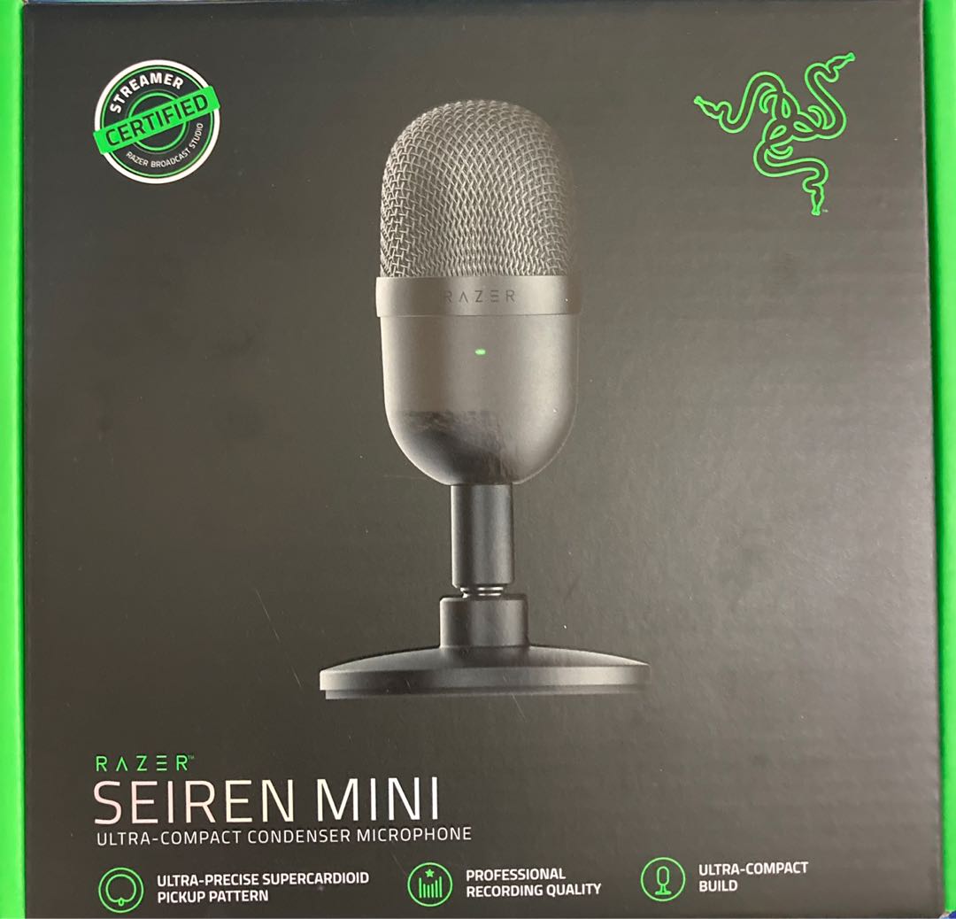 Razer Seiren Mini Mic, Audio, Microphones on Carousell