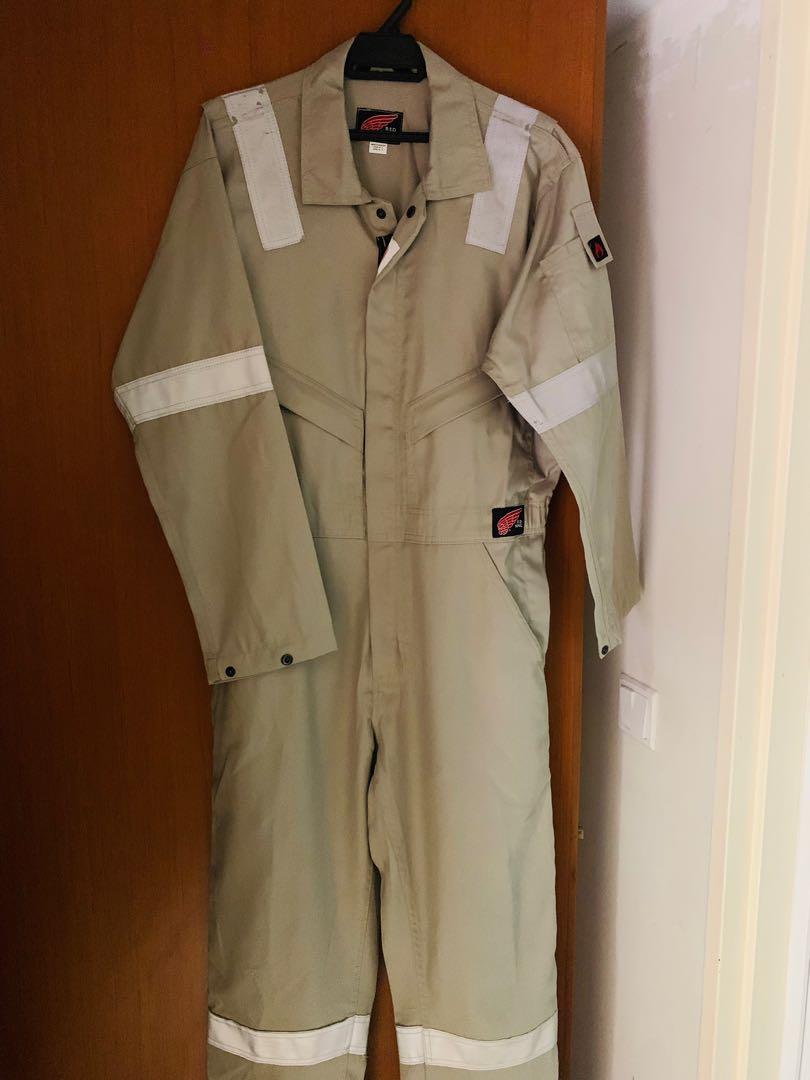 Red Wing Coverall - Brand New (Size 38), Men's Fashion, Tops & Sets ...