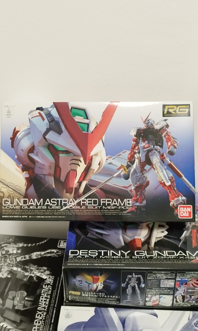 RG Gundam Astray Red Frame, Hobbies & Toys, Toys & Games on Carousell