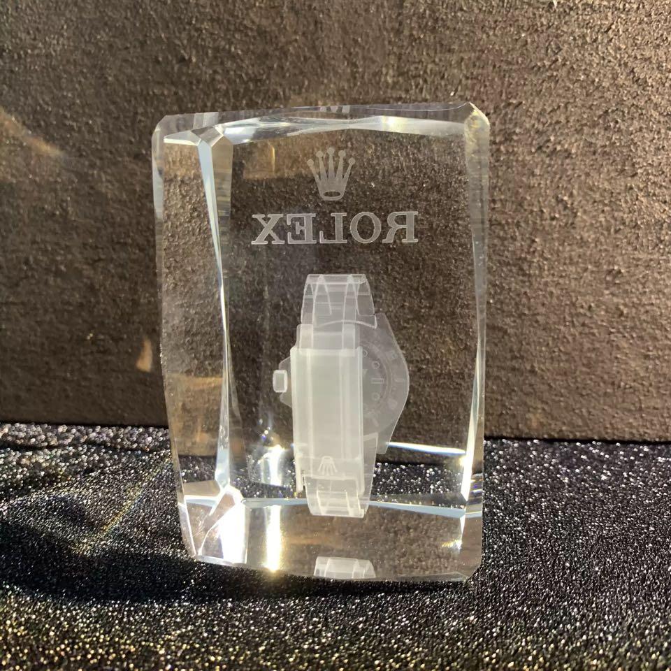 Rolex Crystal Paperweight, Luxury, Watches on Carousell