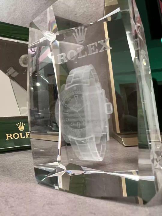 Rolex Crystal Paperweight, Luxury, Watches on Carousell