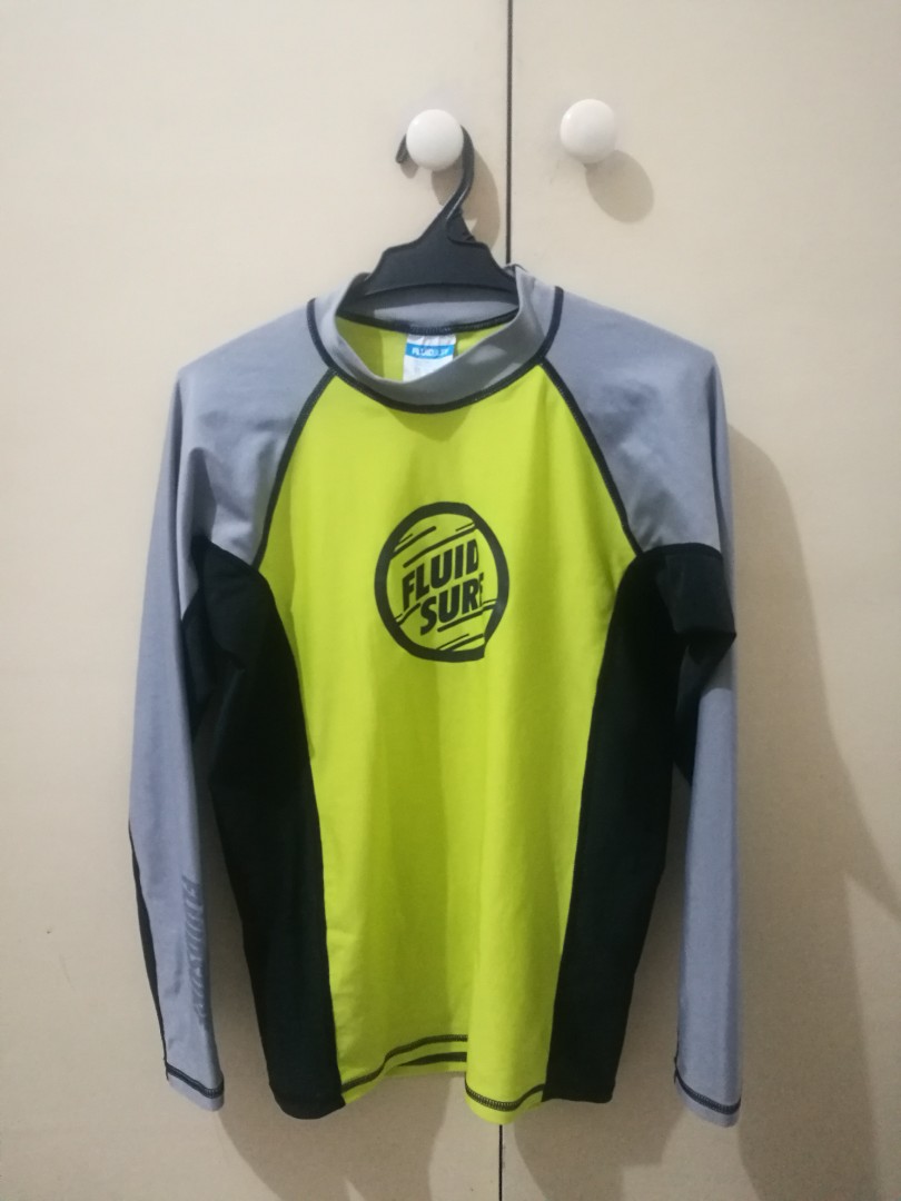 Rush guard (unisex), Men's Fashion, Tops & Sets, Swim Top & Rash Guards ...