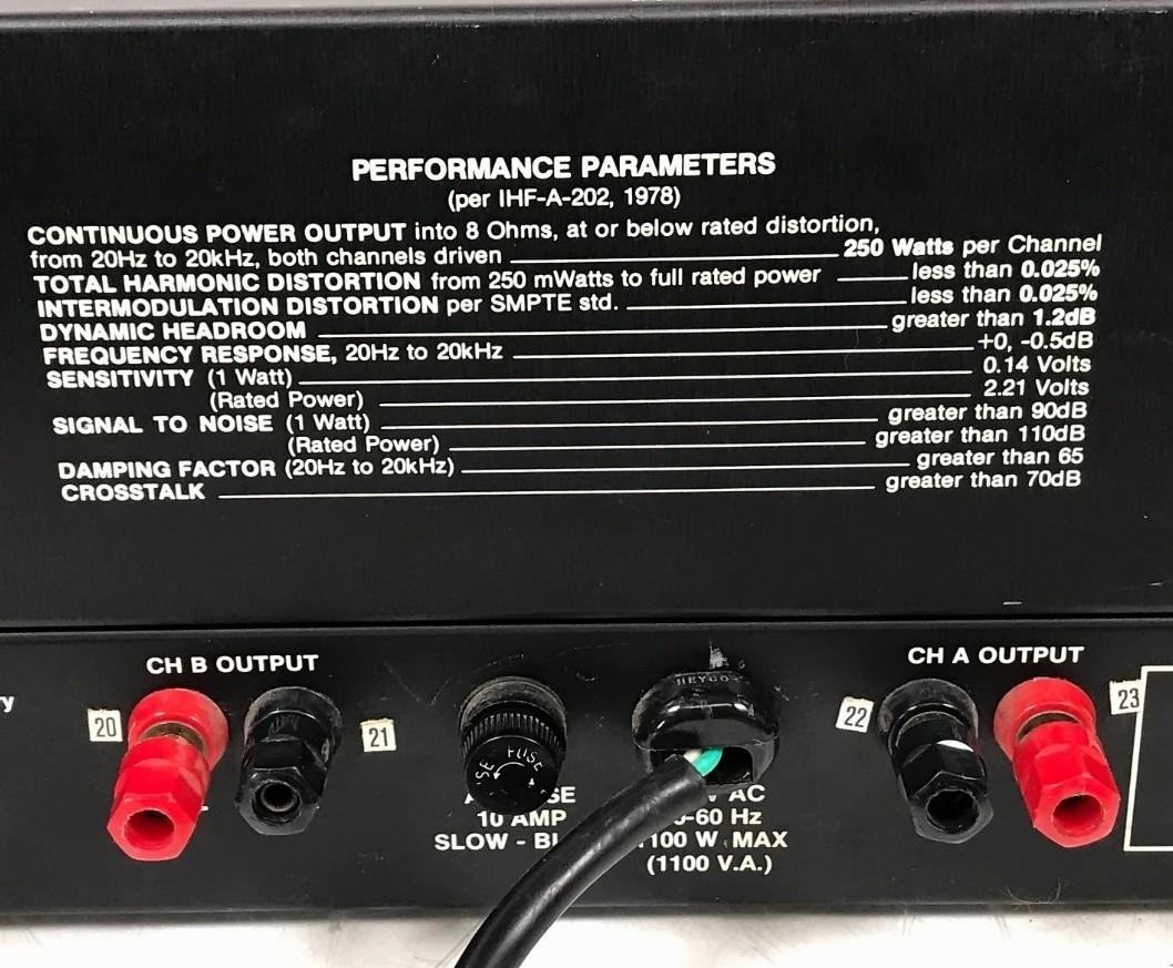 SAE 2401 DUAL HIGH RESOLUTION POWER AMPLIFIER, Audio, Soundbars ...