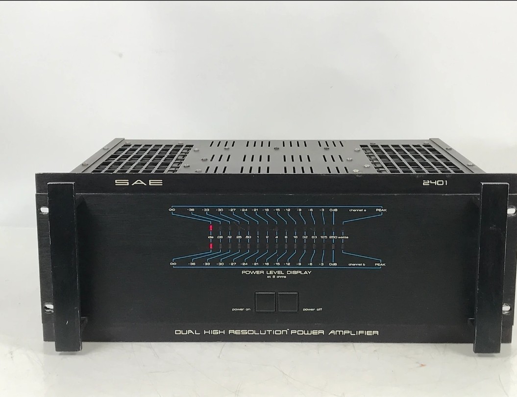 SAE 2401 DUAL HIGH RESOLUTION POWER AMPLIFIER, Audio, Soundbars ...