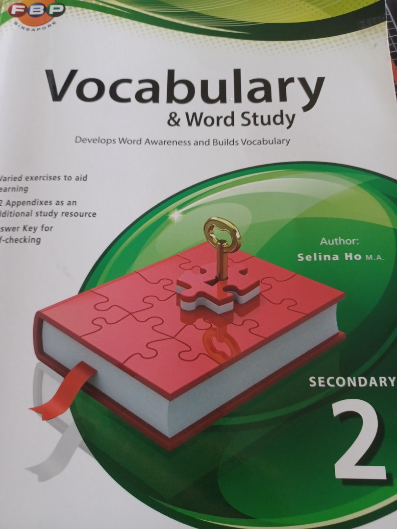 Secondary 2 English vocabulary&word study, Hobbies & Toys, Books ...