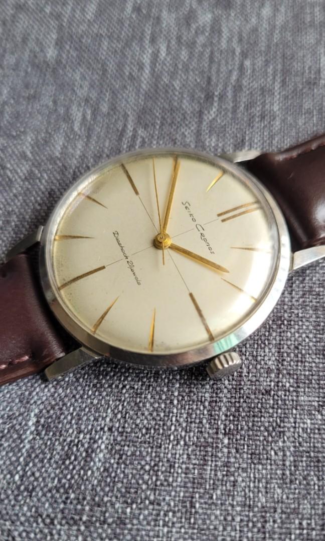 Seiko Cronos handwinding 1958, Men's Fashion, Watches & Accessories ...