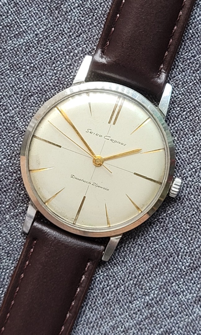 Seiko Cronos handwinding 1958, Men's Fashion, Watches & Accessories ...