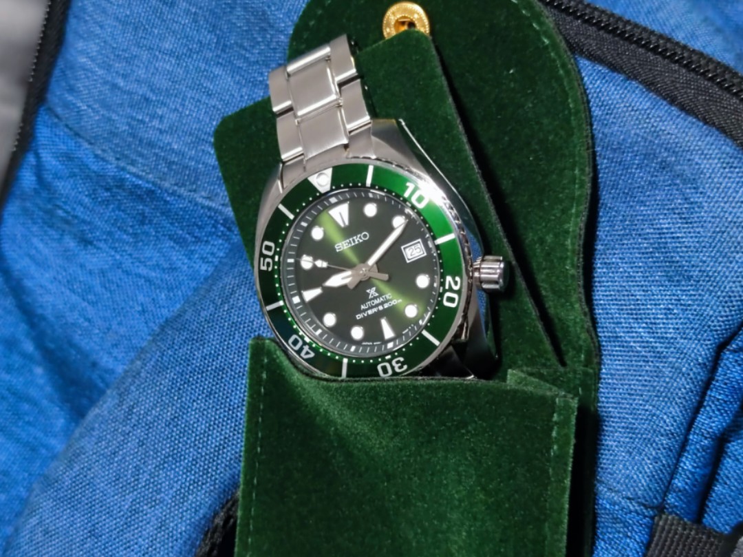 Seiko Green Hulk AKA Prospex Sumo 200m Diver, Luxury, Watches on Carousell