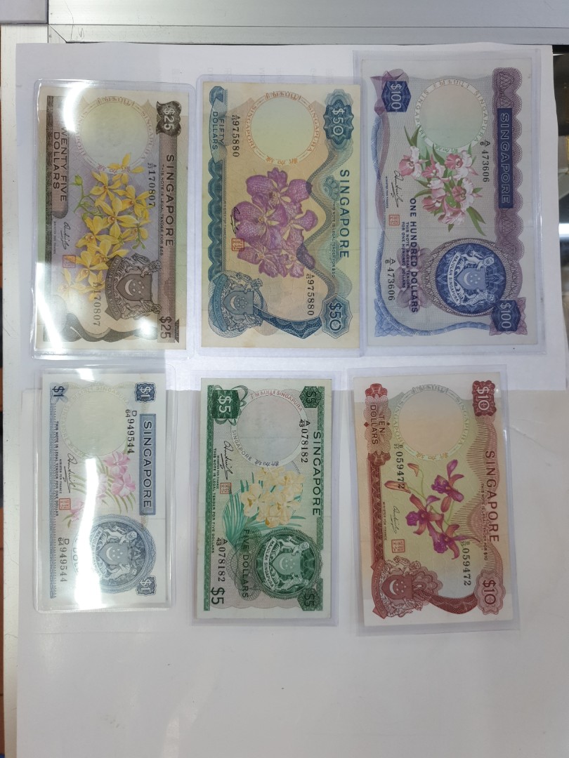 Singapore Orchid Notes Set, Hobbies & Toys, Memorabilia & Collectibles ...