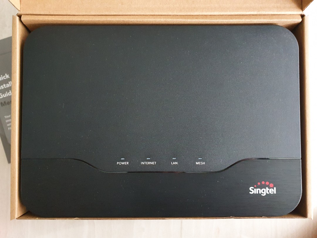 Singtel Mesh Router, Computers & Tech, Office & Business Technology on ...