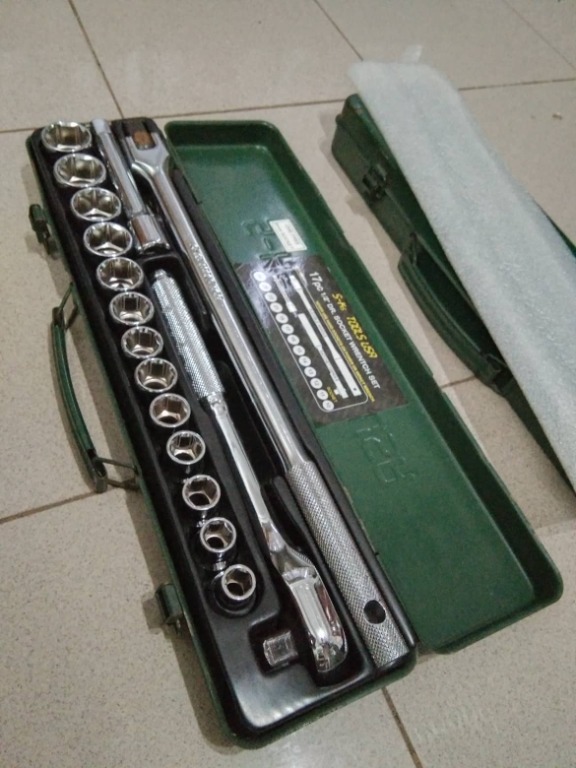 SK-S TOOLS USA 17PCS 1/2 DR. SOCKET WRENCH SET, Commercial & Industrial ...