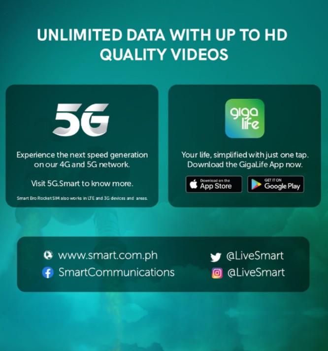 Smart Rocket Sim 30Days Unli Data, Mobile Phones & Gadgets, Mobile ...