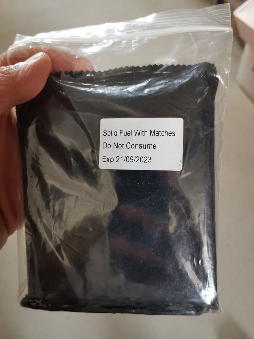 Solid fuel with vintage match sticks, Sports Equipment, Hiking ...