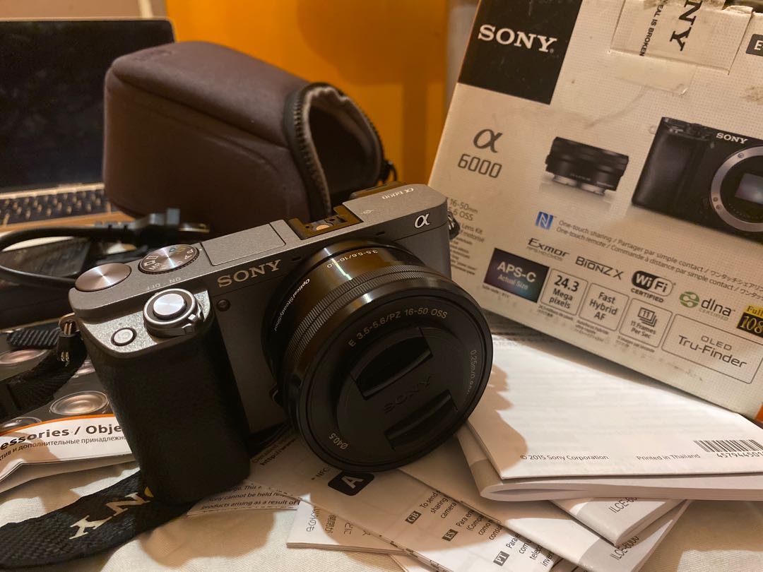 SONY A6000 MIRRORLESS COMPLETE INCLUSION (with box), Photography ...