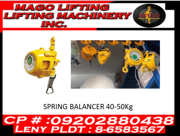 spring balancer 40kg-50kg, Commercial & Industrial, Construction Tools ...