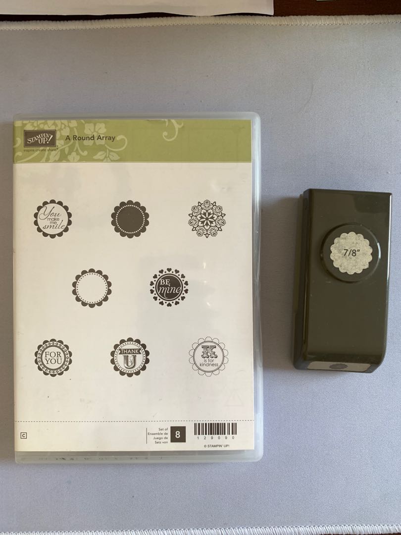 Stampin Up Stamp & Punch Set, Hobbies & Toys, Stationery & Craft, Craft ...