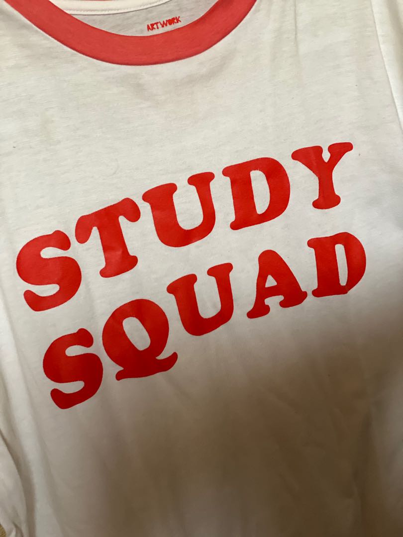 Study Squad Artwork Shirt, Men's Fashion, Tops & Sets, Tshirts & Polo ...