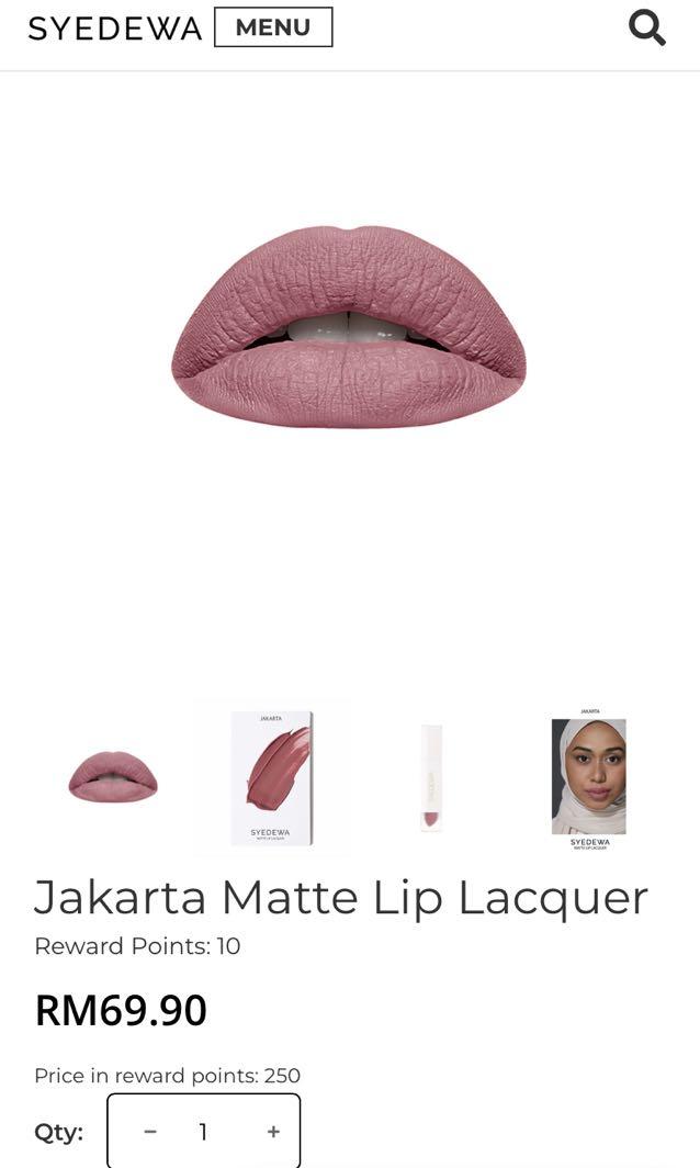 Syedewa Matte Lip Lacquer (Full size), Beauty & Personal Care, Face ...