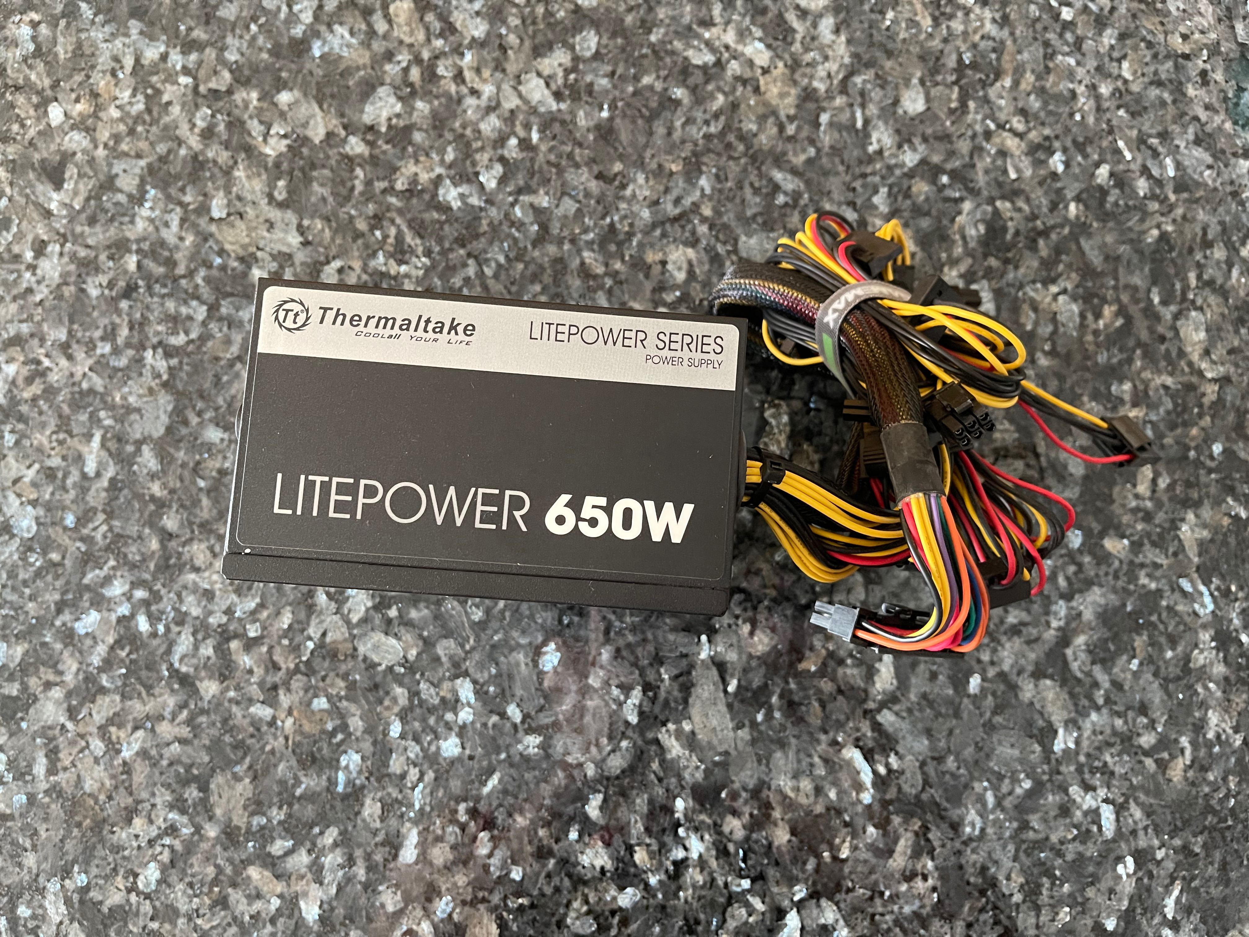 Thermaltake Litepower 650W, Computers & Tech, Parts & Accessories ...